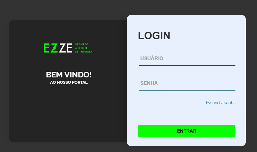 Logins Seguradoras - Como configurar o login da Ezze