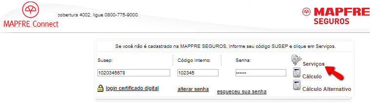 Logins Seguradoras - Como configurar o login da Mapfre